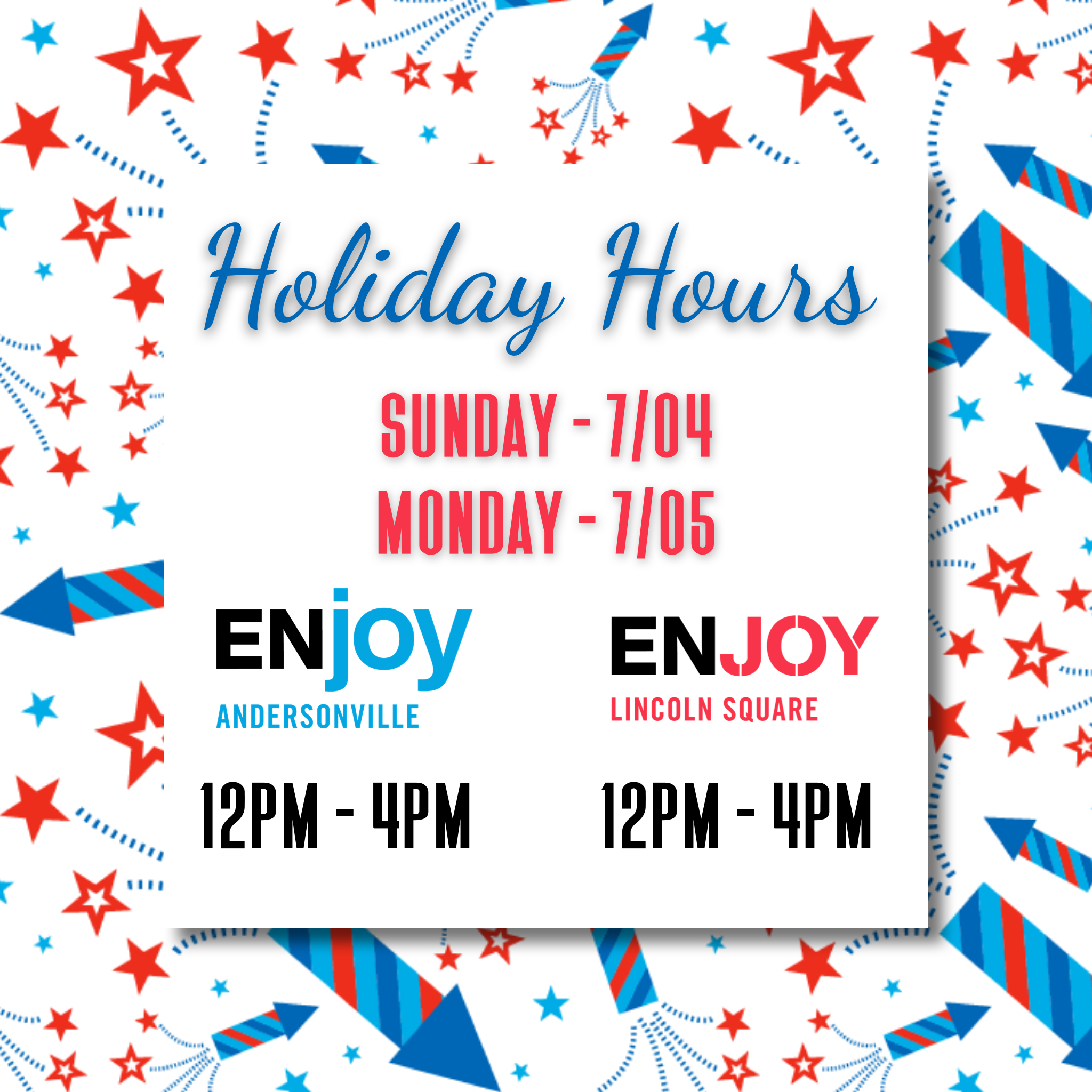 Fourth of July Hours 2021 – Urban General Store