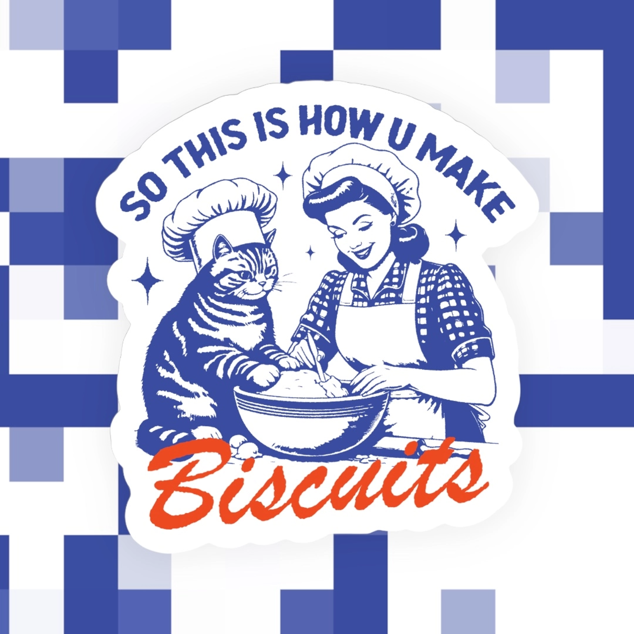 Cat Biscuits Sticker – Urban General Store