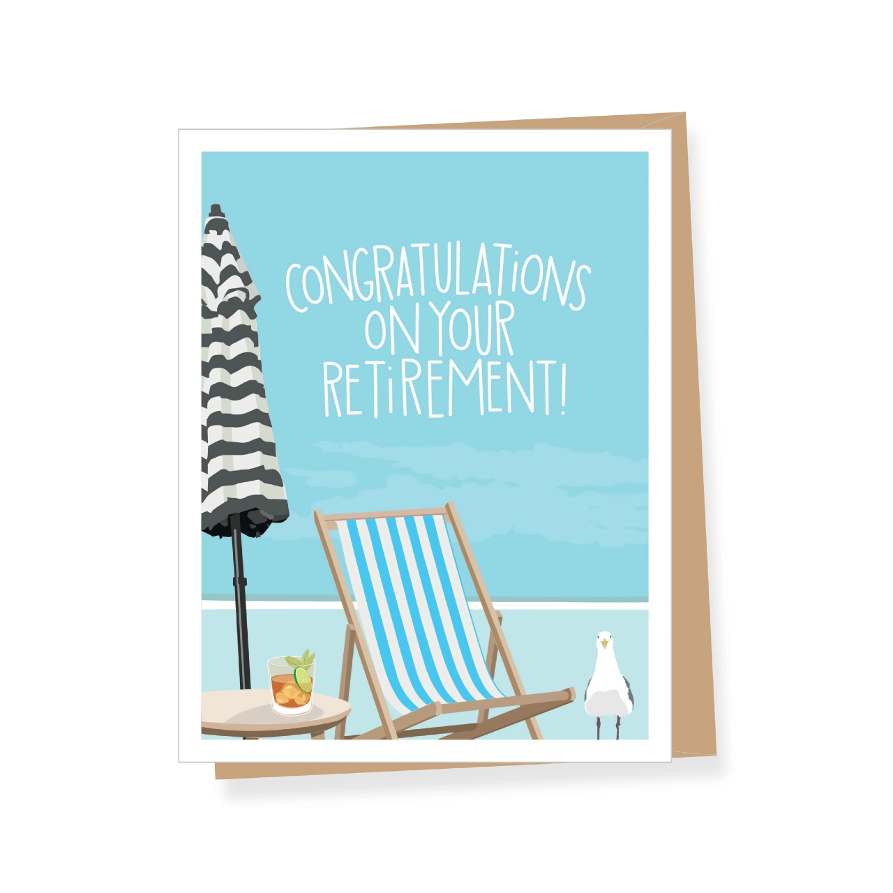Mojito Beach Chair Retirement Card – Urban General Store
