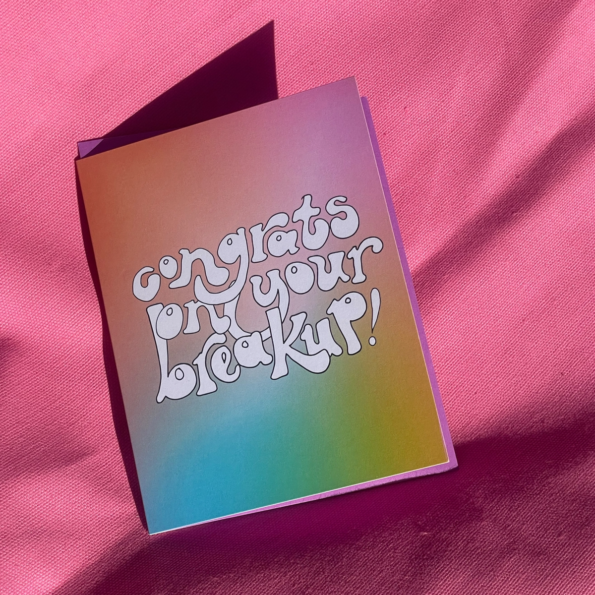 Congrats On Your Breakup Congratulations Card – Urban General Store