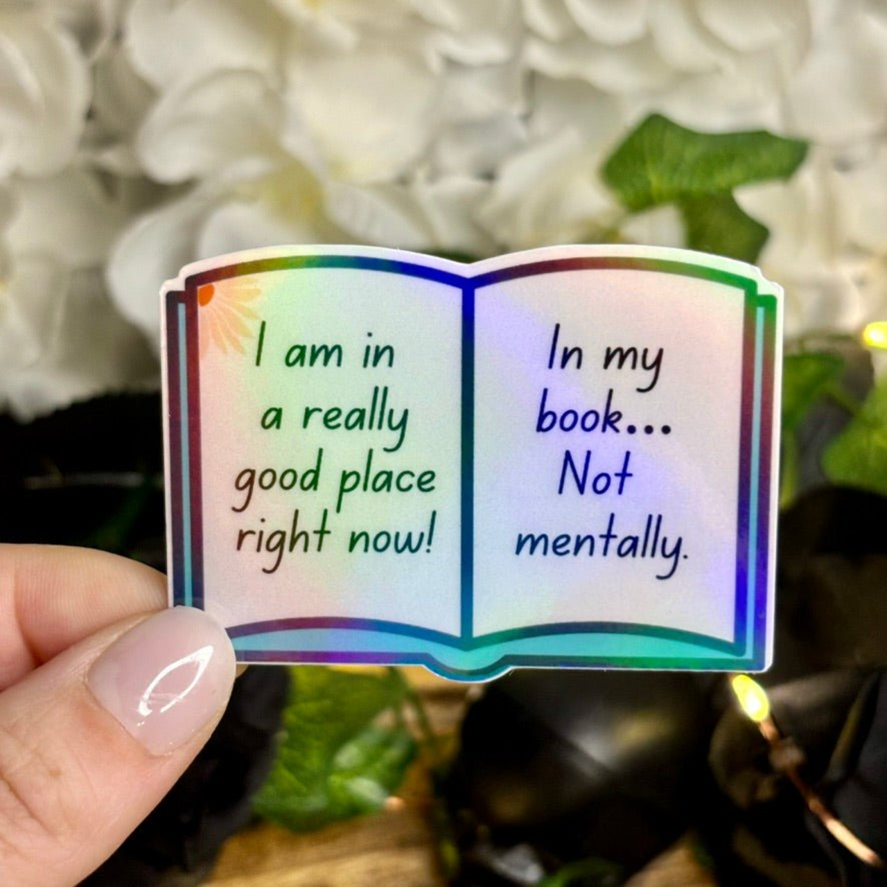 Really Good Place Book Not Mentally Sticker – Urban General Store