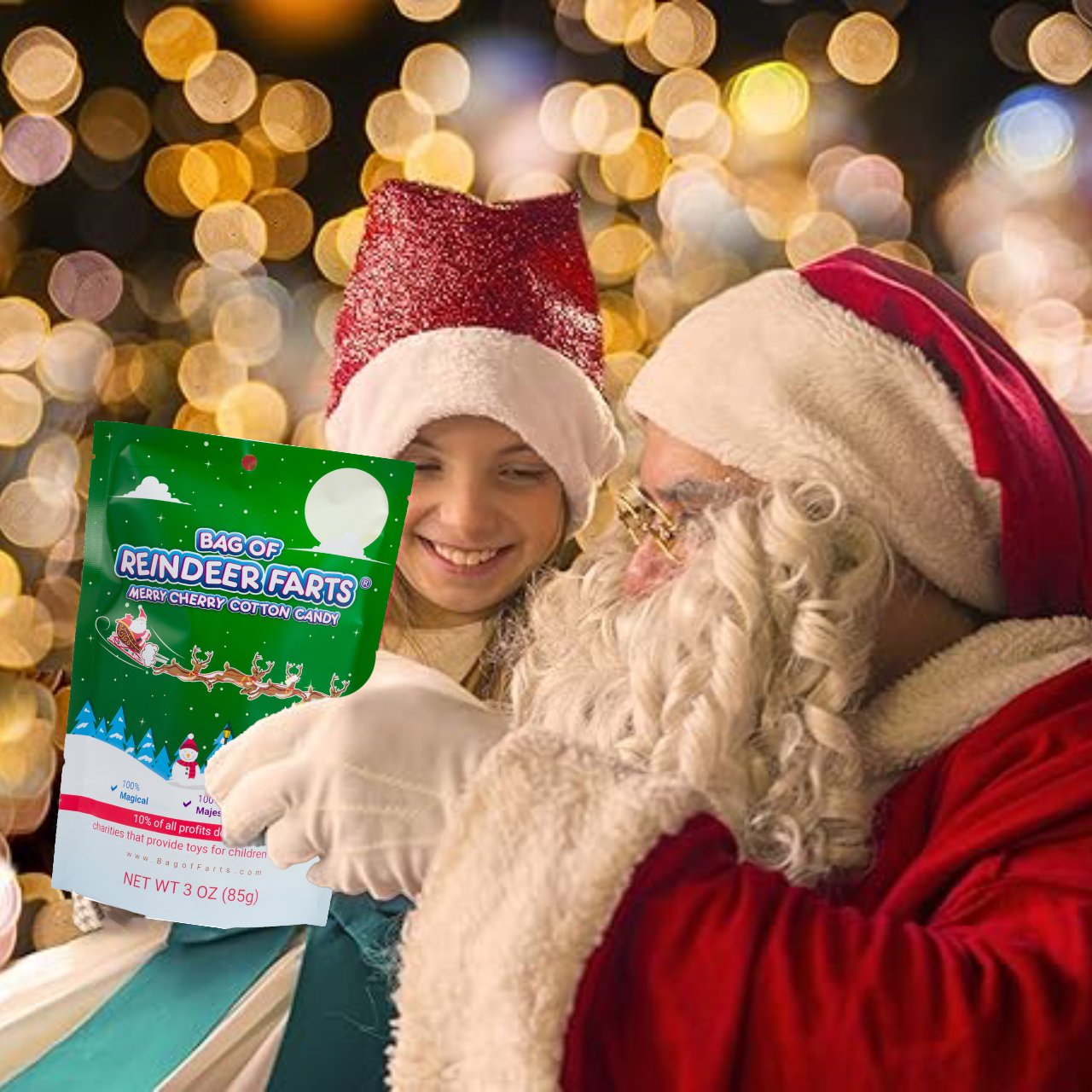 Bag Of Reindeer Farts Cotton Candy from Bag Of Farts – Urban General Store