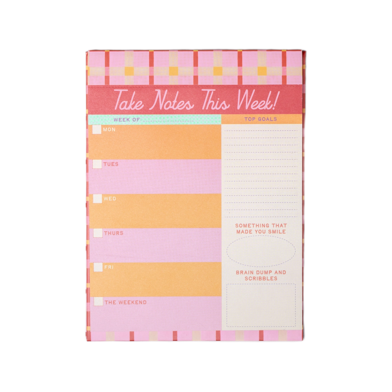 Take Notes This Week Week To Week Desk Planner – Urban General Store