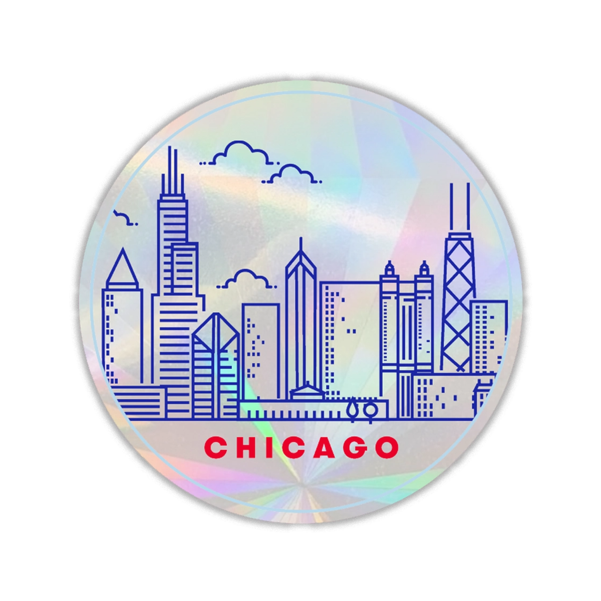 Chicago Skyline Suncatcher Decal – Urban General Store