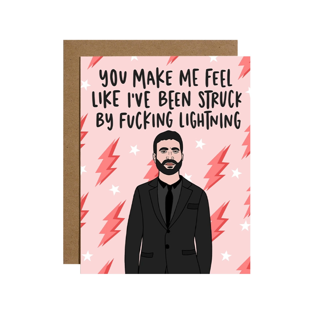 You Make Me Feel Like Lightning Love Card – Urban General Store