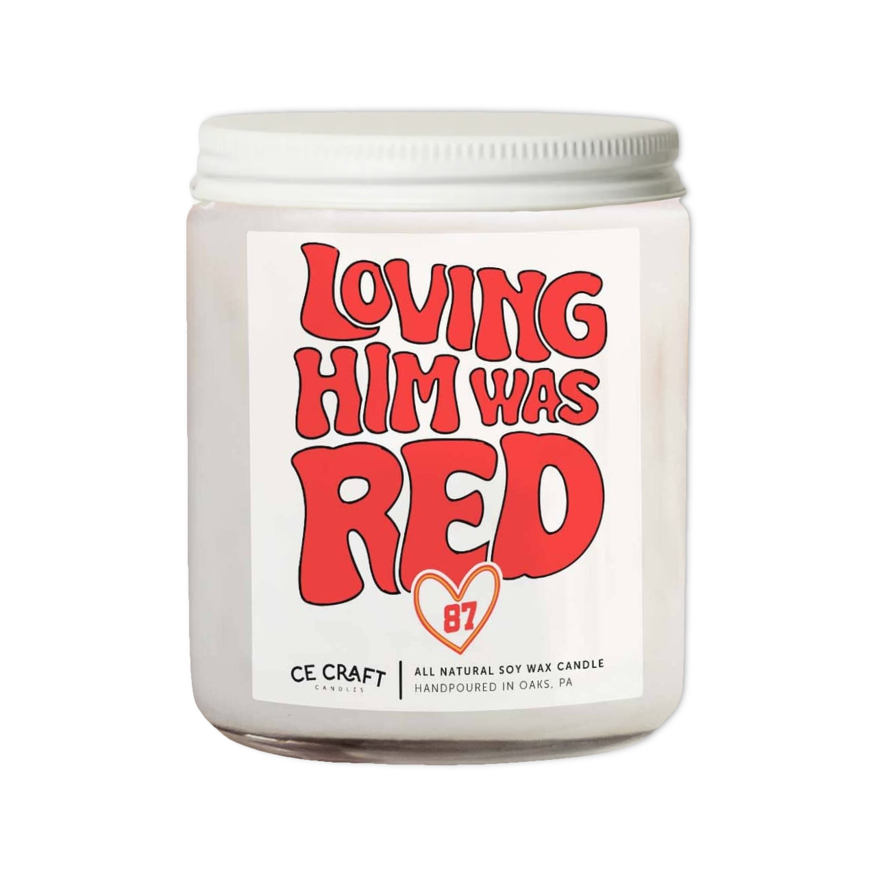 Loving Him Red 87 Soy Wax Candle – Urban General Store