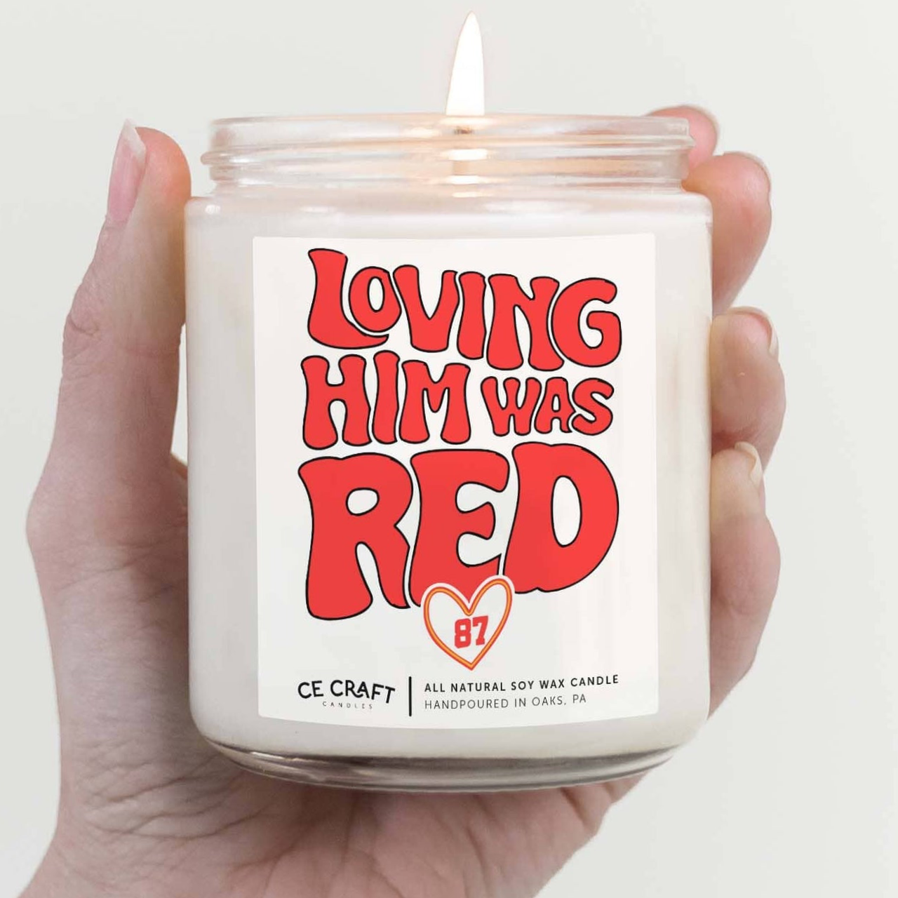 Loving Him Red 87 Soy Wax Candle – Urban General Store