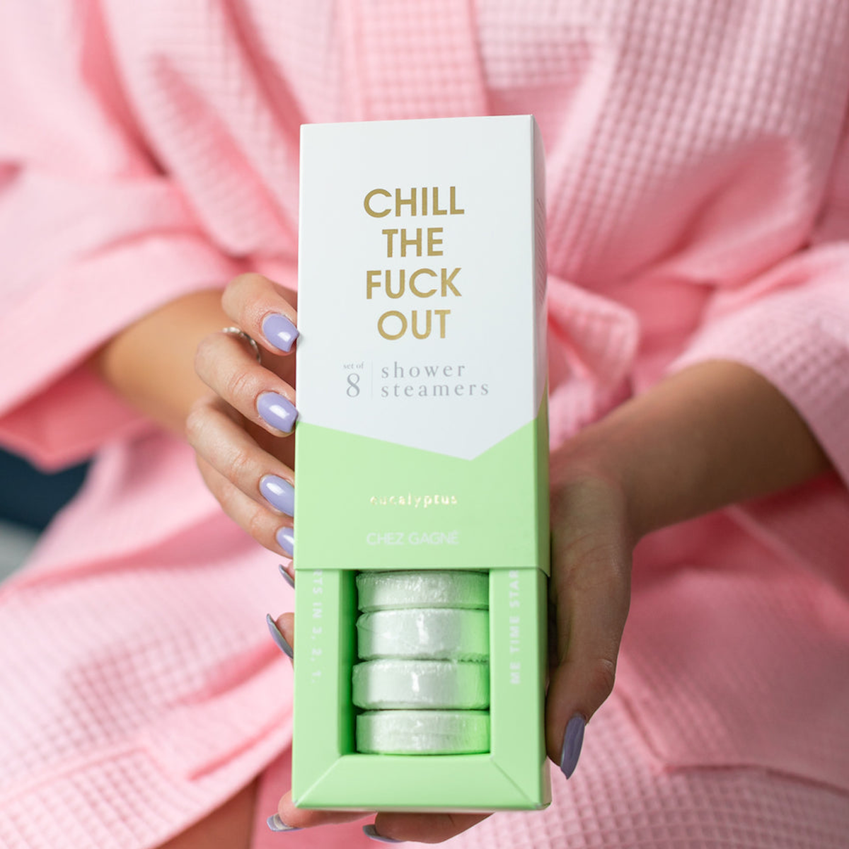 Chill The F*ck Out Shower Steamers from Chez Gagne – Urban General Store