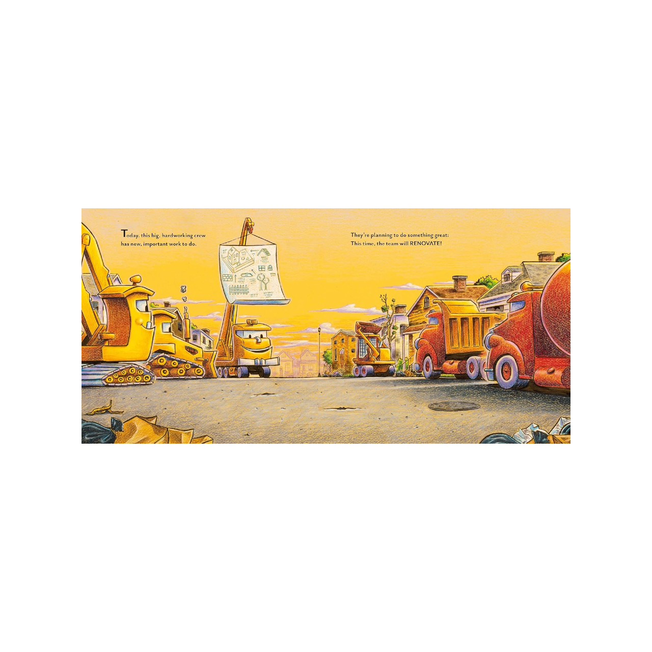 Construction Site Garbage Crew To The Rescue Picture Book – Urban ...