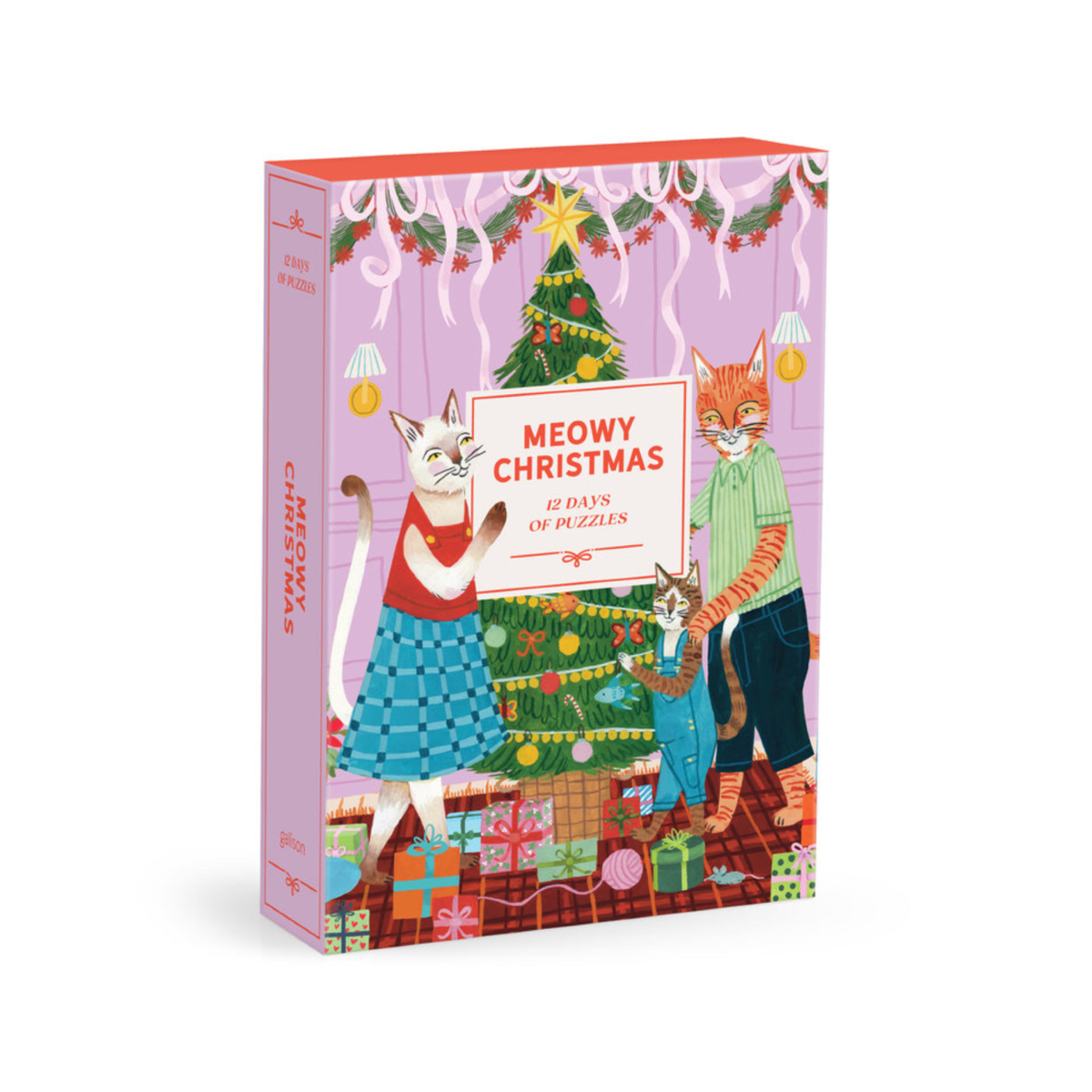Meowy Christmas 12 Days Of Puzzles Countdown 500 Piece Jigsaw Puzzle ...
