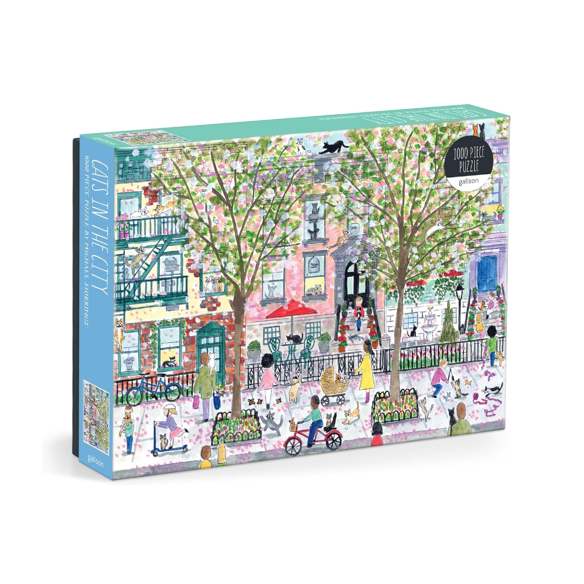 Michael Storrings Cats In The City 1000 Piece Jigsaw Puzzle – Urban ...
