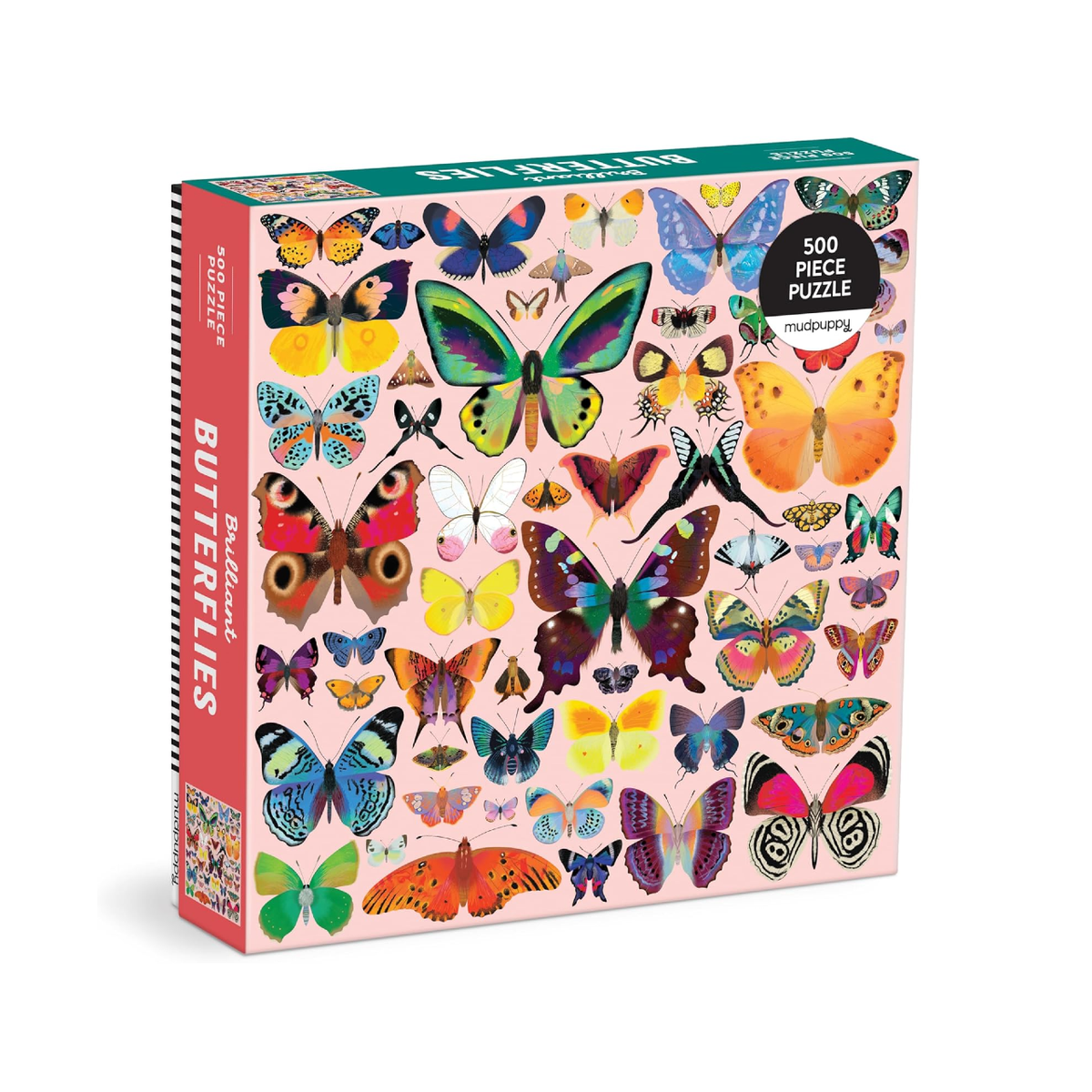 Brilliant Butterflies 500 Piece Jigsaw Puzzle – Urban General Store