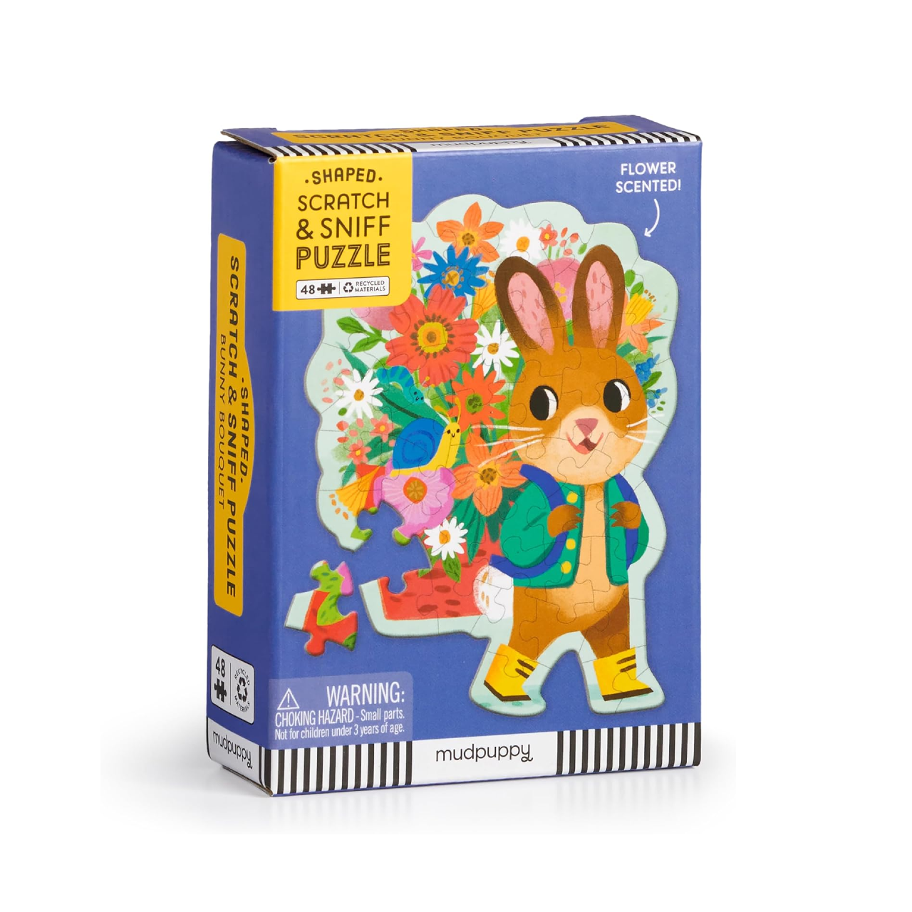 Bunny Bouquet Scratch And Sniff 48 Piece Jigsaw Puzzle – Urban General ...