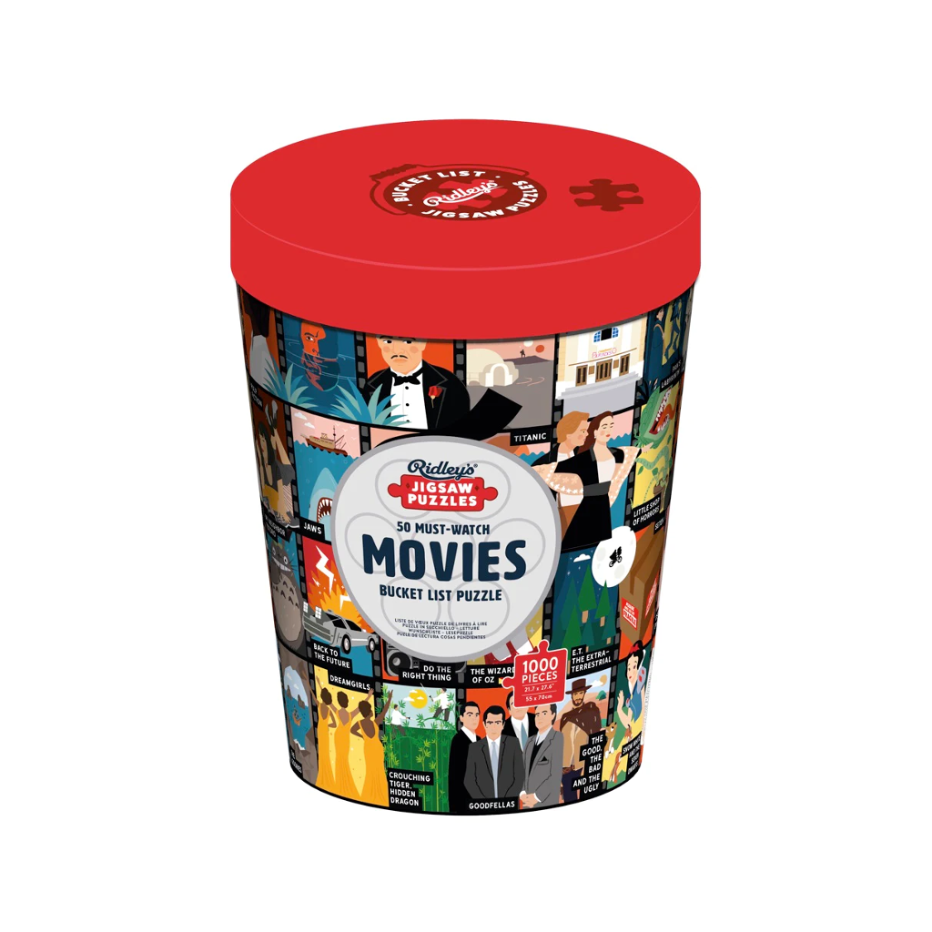 50 Must Watch Movies Bucket List 1000 Piece Jigsaw Puzzle – Urban ...