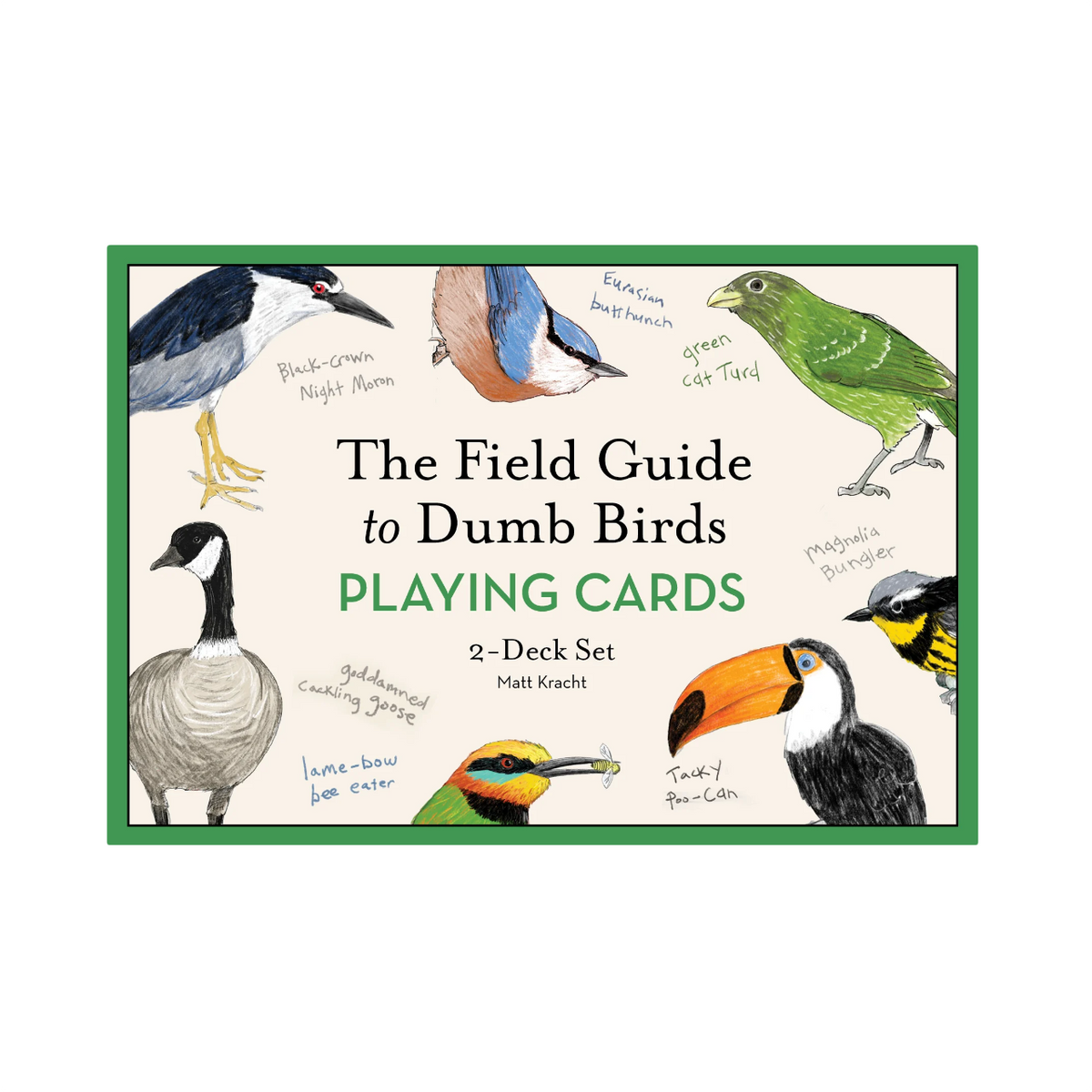 Field Guide to Dumb Birds Playing Cards – Urban General Store