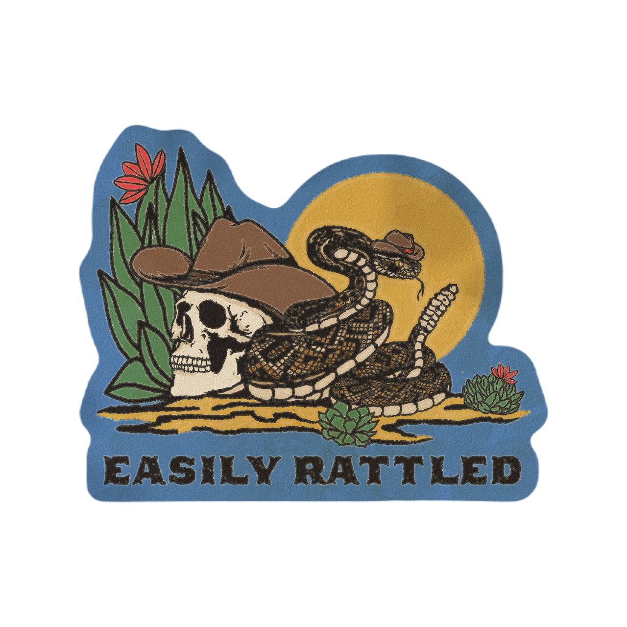 Rattlesnake Cowboy Sticker – Urban General Store