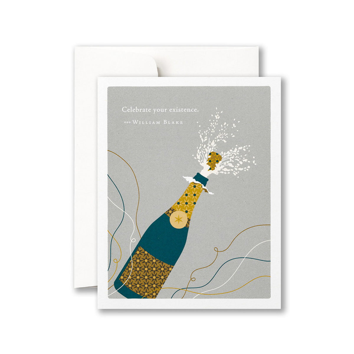 Celebrate Your Existence Champagne Birthday Card – Urban General Store