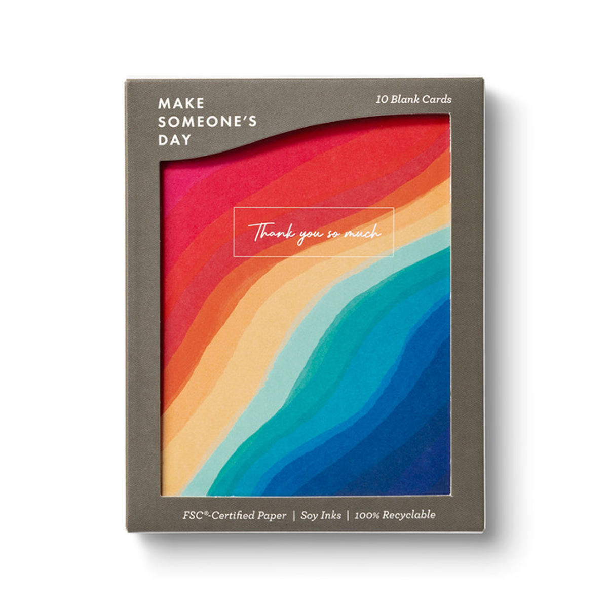 Rivers Of Rainbow Thank You Card - Boxed Set – Urban General Store
