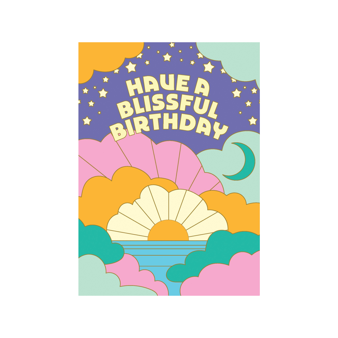 Blissful Birthday Card – Urban General Store