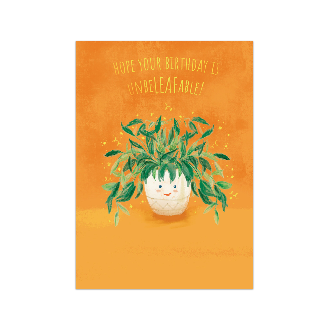 Hope Your Birthday Is Unbeleafable Birthday Card – Urban General Store