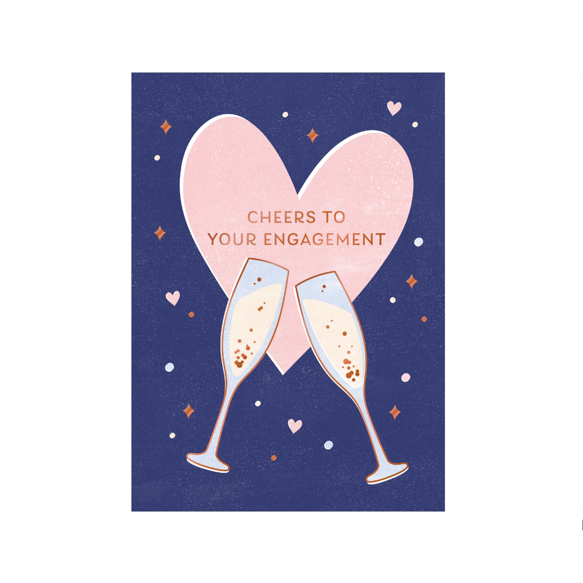 Cheers To Your Engagement Card – Urban General Store
