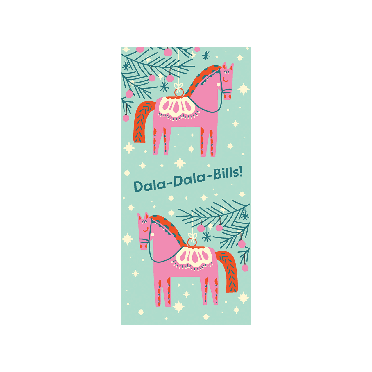 Dala Dala Bills Money Enclosure Christmas Card – Urban General Store