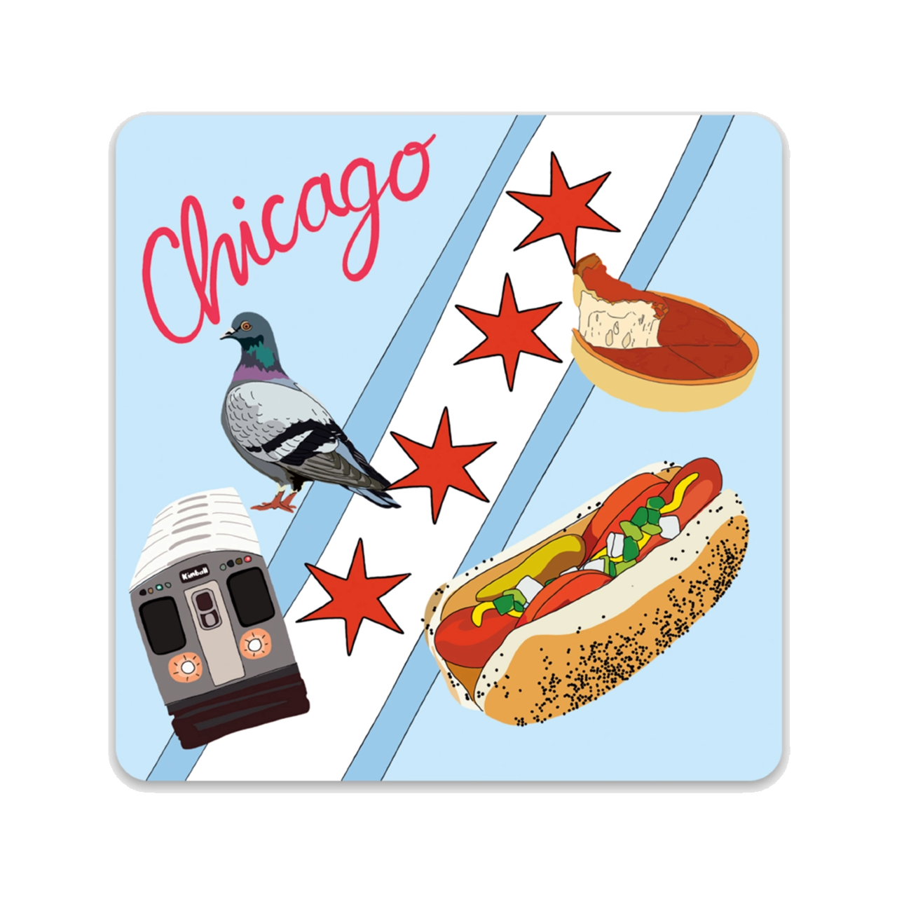 Chicago Favorites Sticker – Urban General Store
