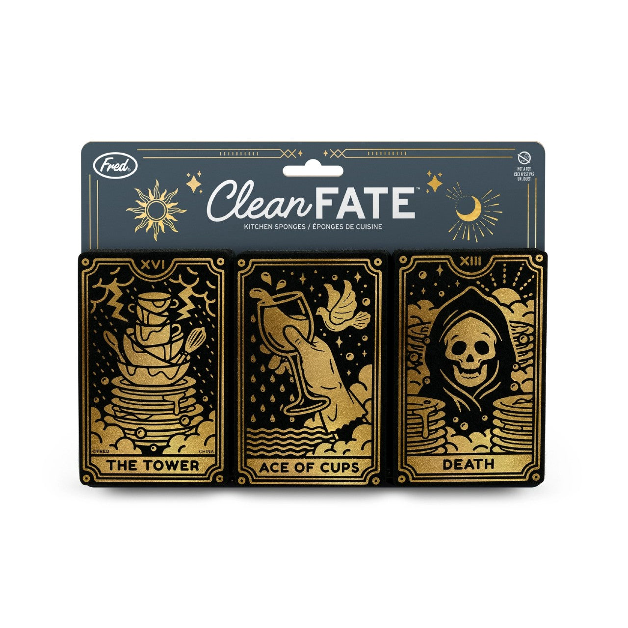 Clean Fate Tarot Card Designs Metallic Sponge Set – Urban General Store