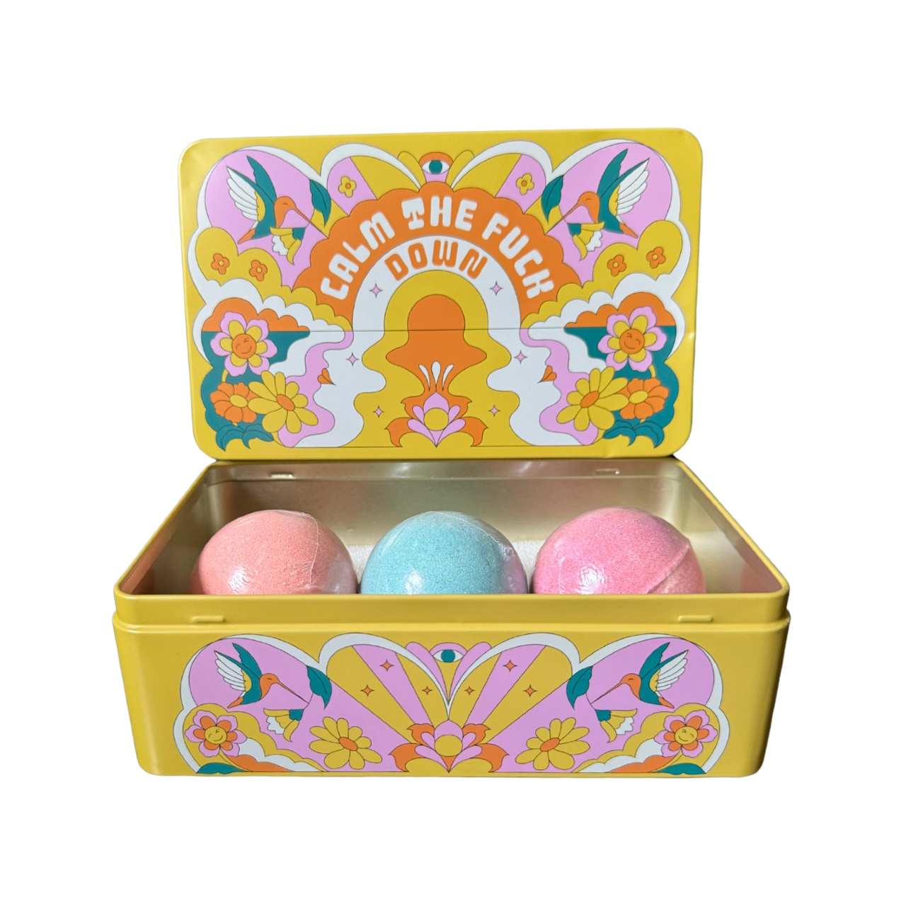 Calm The F*ck Down Bath Bomb Tin – Urban General Store