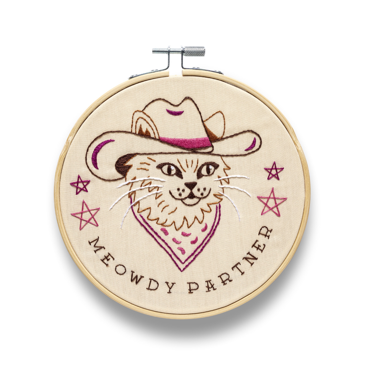Meowdy Partner Embroidery Kit – Urban General Store