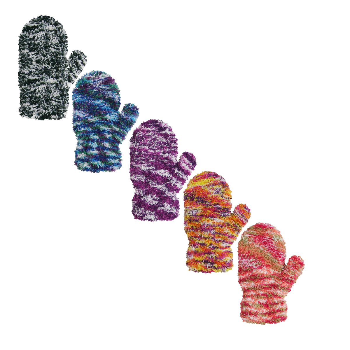 Spacedye Poly Eyelash Magic Stretch Mittens - Toddler – Urban General Store