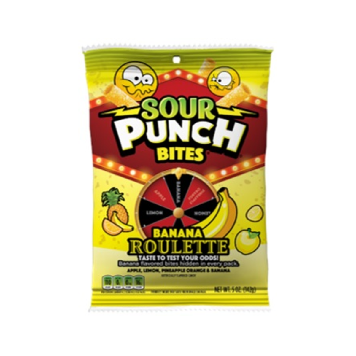 Banana Roulette Sour Punch Bites Candy – Urban General Store