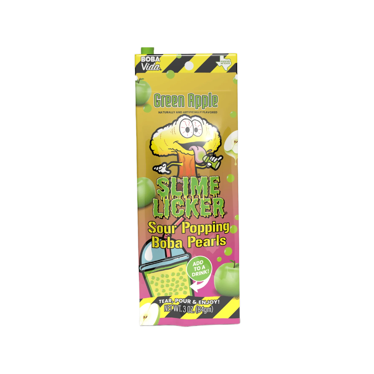 Green Apple Toxic Waste Slime Licker Popping Boba – Urban General Store