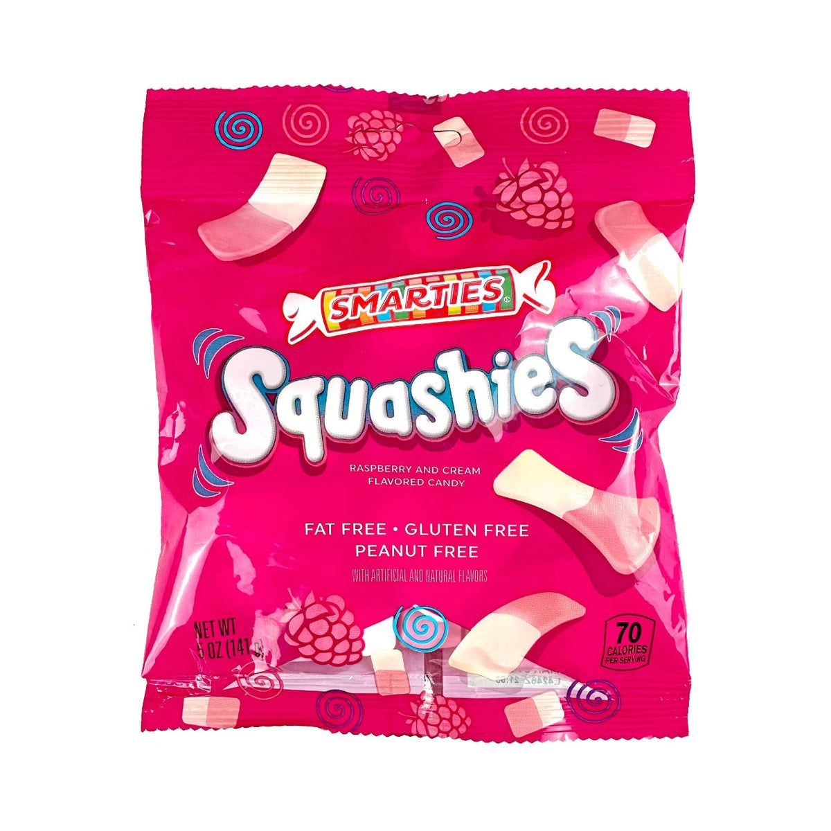 Smarties Squashies Gummi Candy - Raspberry And Cream – Urban General Store