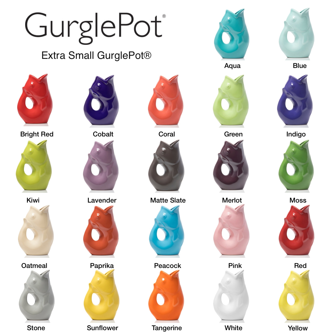 Mini Small GurglePot Gurgling Fish Water Pitcher from GurglePot – Urban ...