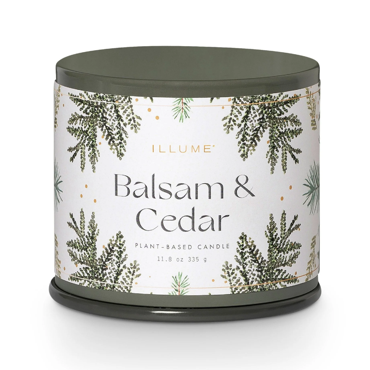 Noble Holiday Demi Tin Candle - Balsam & Cedar - 3oz. from Illume ...