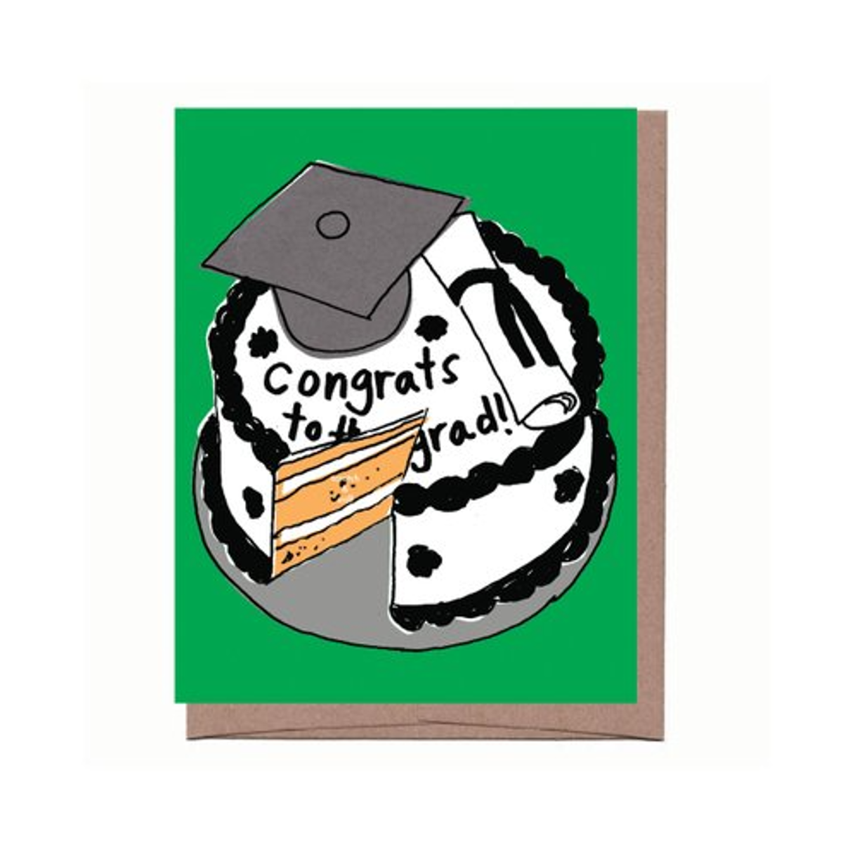 Cake Scratch And Sniff Graduation Card – Urban General Store
