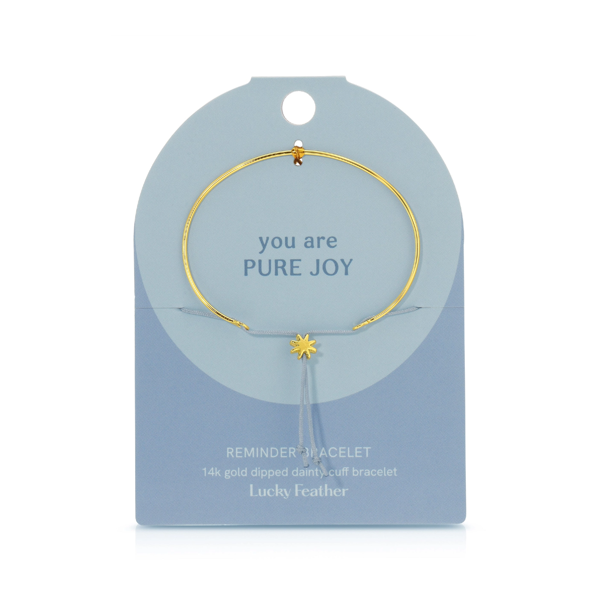 Gold Starburst Pure Joy Reminder Bracelet – Urban General Store