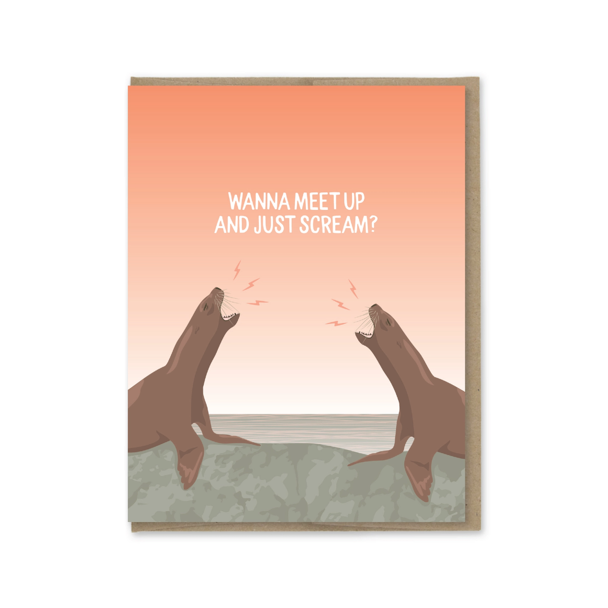 Just Scream Blank Card – Urban General Store