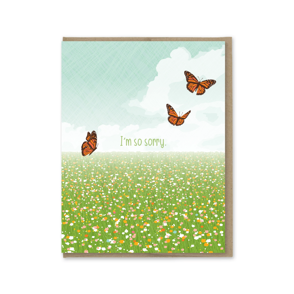 So Sorry Butterflies Sympathy Card – Urban General Store