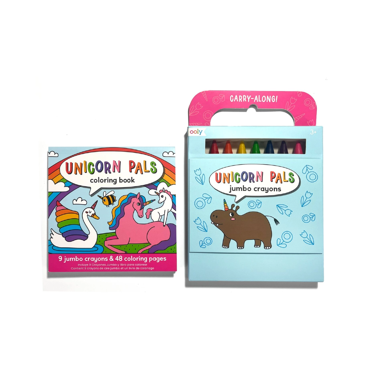 Carry Along Crayons And Coloring Book Kit - Unicorn Pals – Urban ...