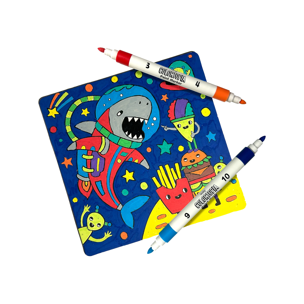 Colortopia Color By Number Paint Marker Kit - Epic Adventure – Urban ...