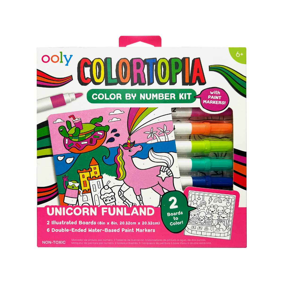Colortopia Paint Marker By Number Kit - Unicorn Funland – Urban General ...