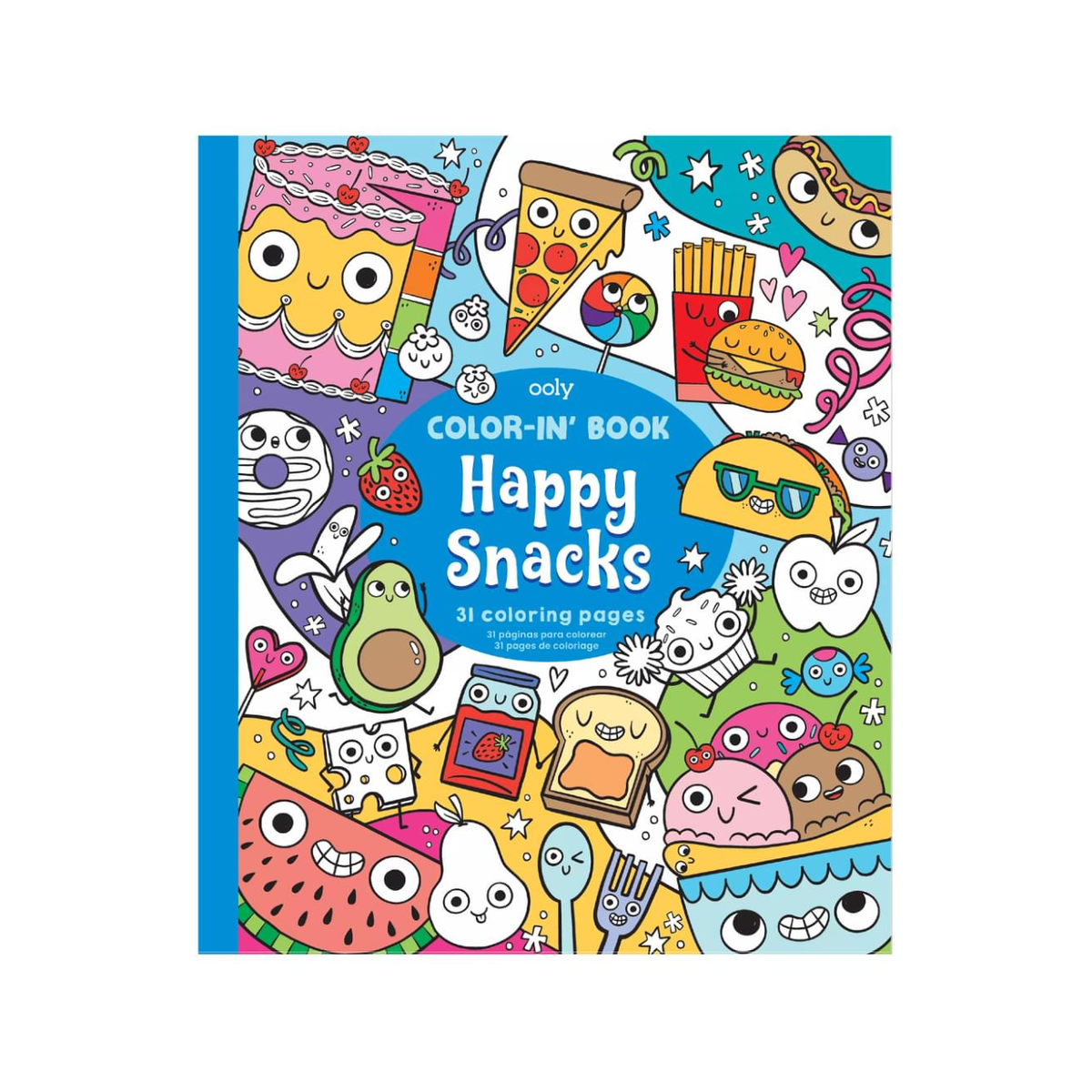 Happy Snacks Color In Book – Urban General Store