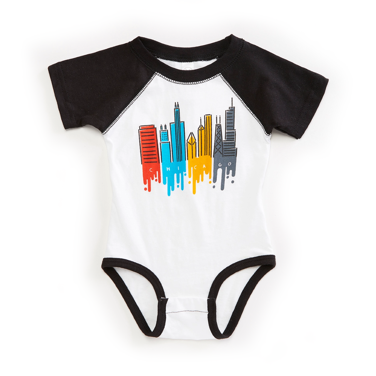 Chicago Drip Skyline Onesie - White – Urban General Store