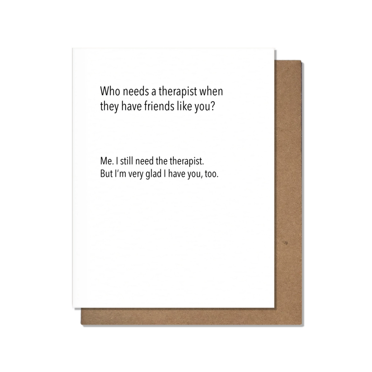 Therapist Friend Friendship Card – Urban General Store