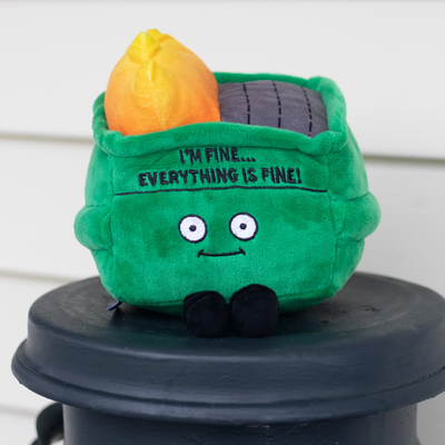 Dumpster Fire Meme Everything Is Fine Plush – Urban General Store