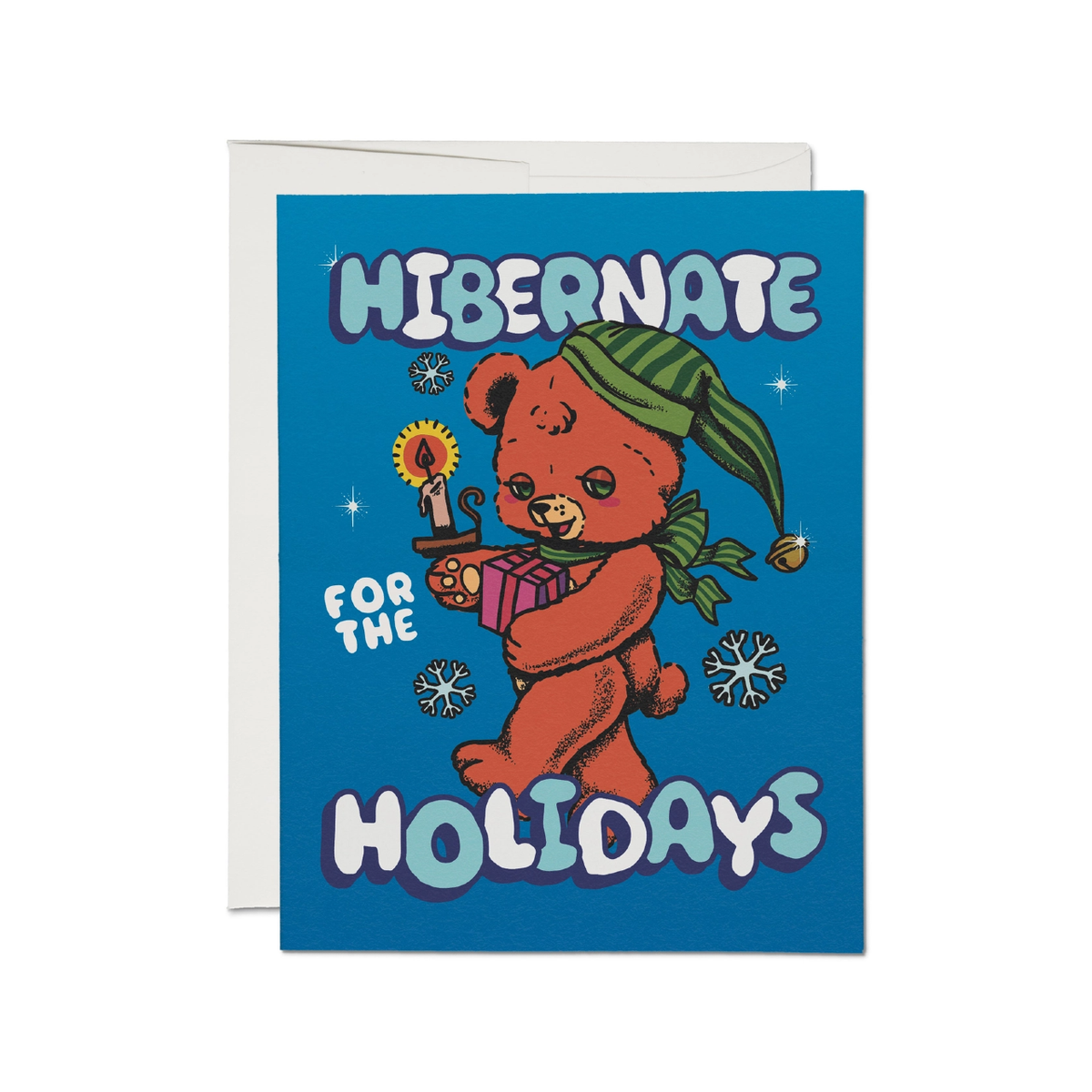 Sleepy Teddy Bear Holiday Card – Urban General Store