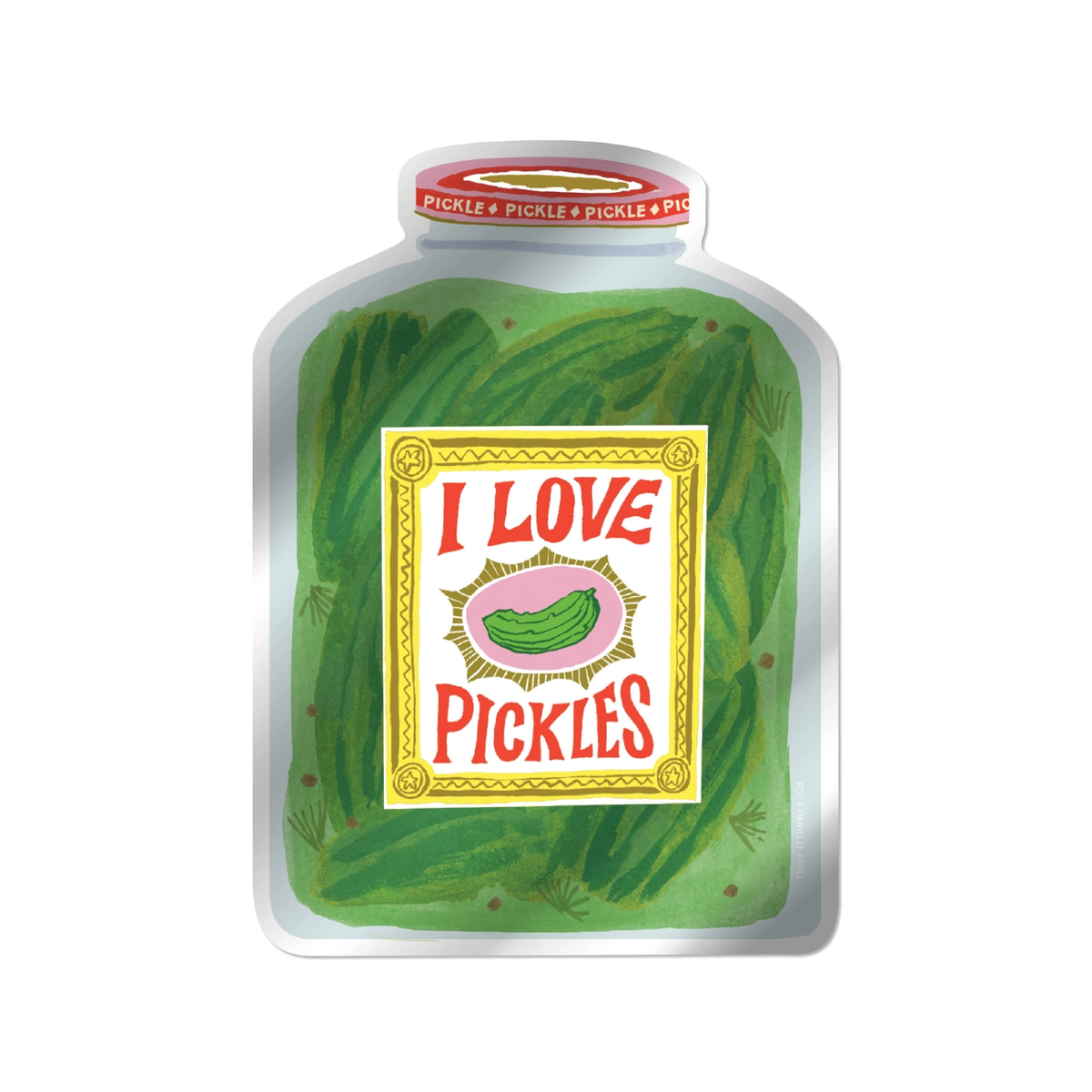 I Love Pickles Sticker – Urban General Store