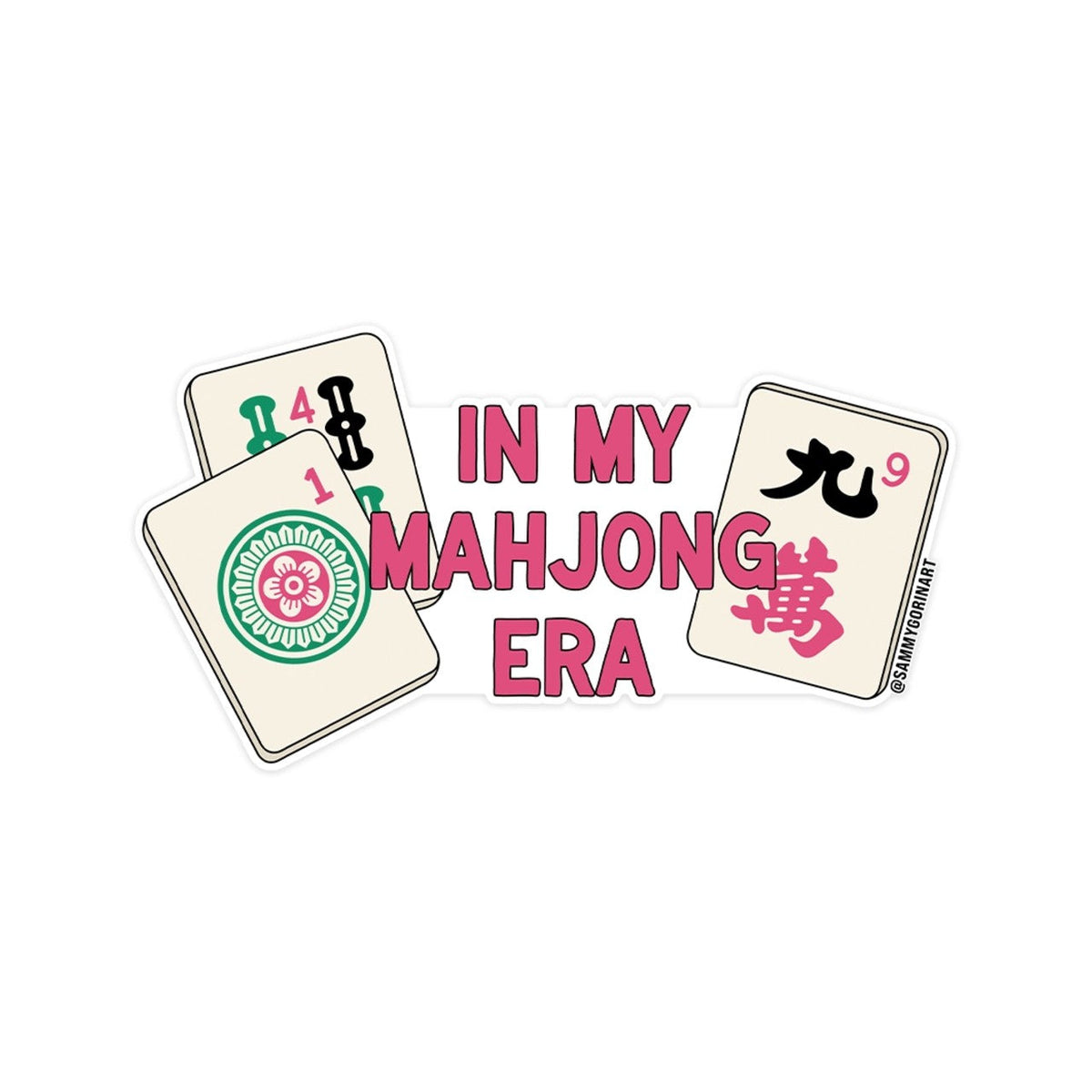 In My Mahjong Era Mahjong Sticker – Urban General Store
